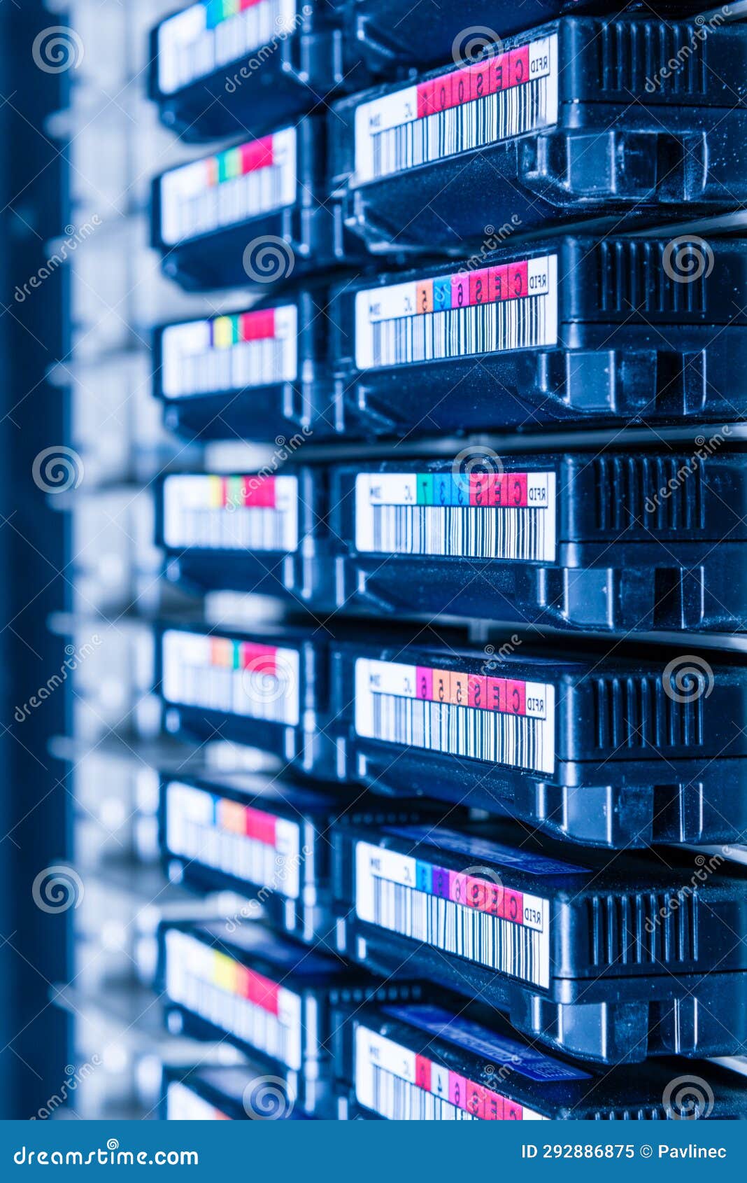 Detail of hard disk array stock image. Image of security - 292886875
