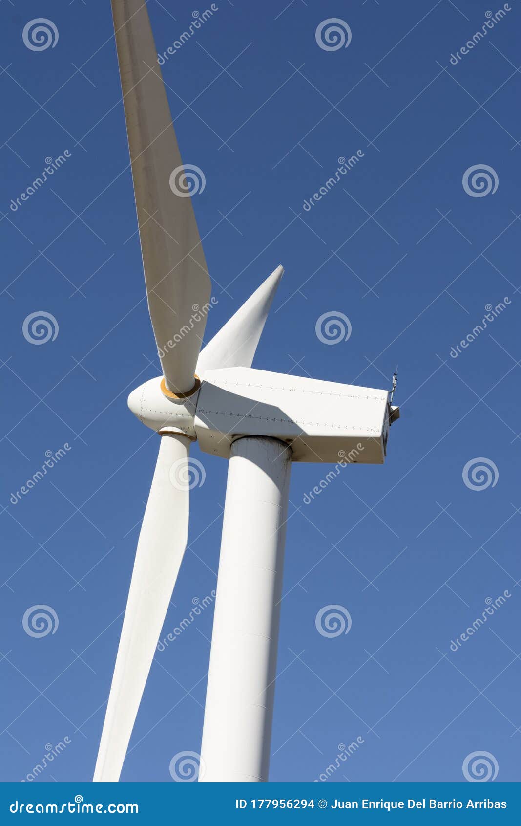 Detail of the Head of a Windmill Stock Photo - Image of close ...