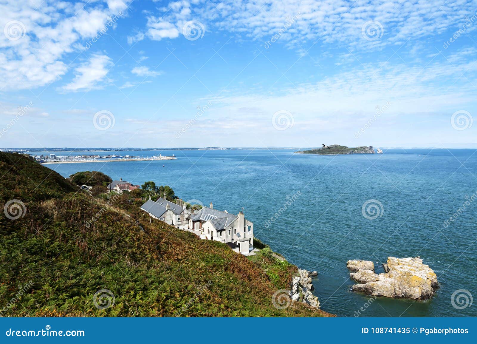 Detail of Howth Peninsula, Ireland Stock Image - Image of season, coast ...