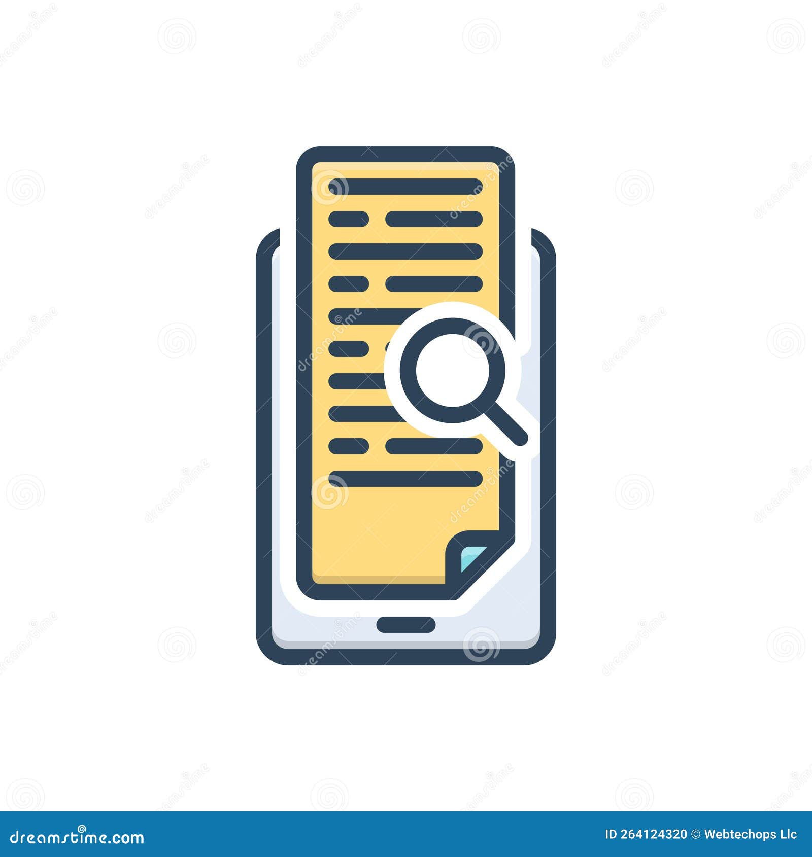 Color Illustration Icon for Detail, Expansion and Article Stock Vector ...