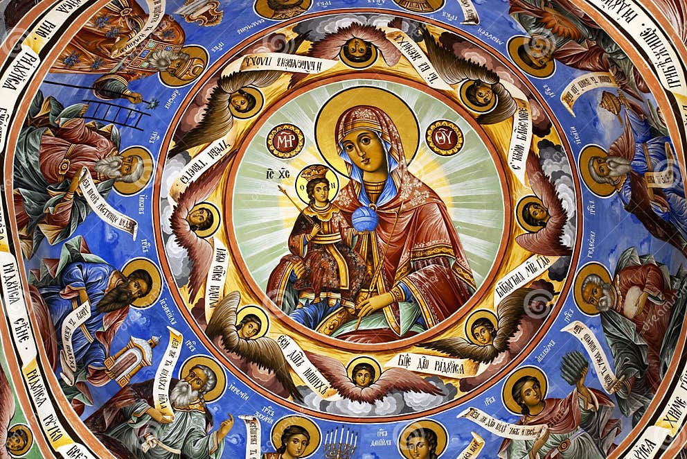 Detail of the Iconography stock photo. Image of face - 16604704