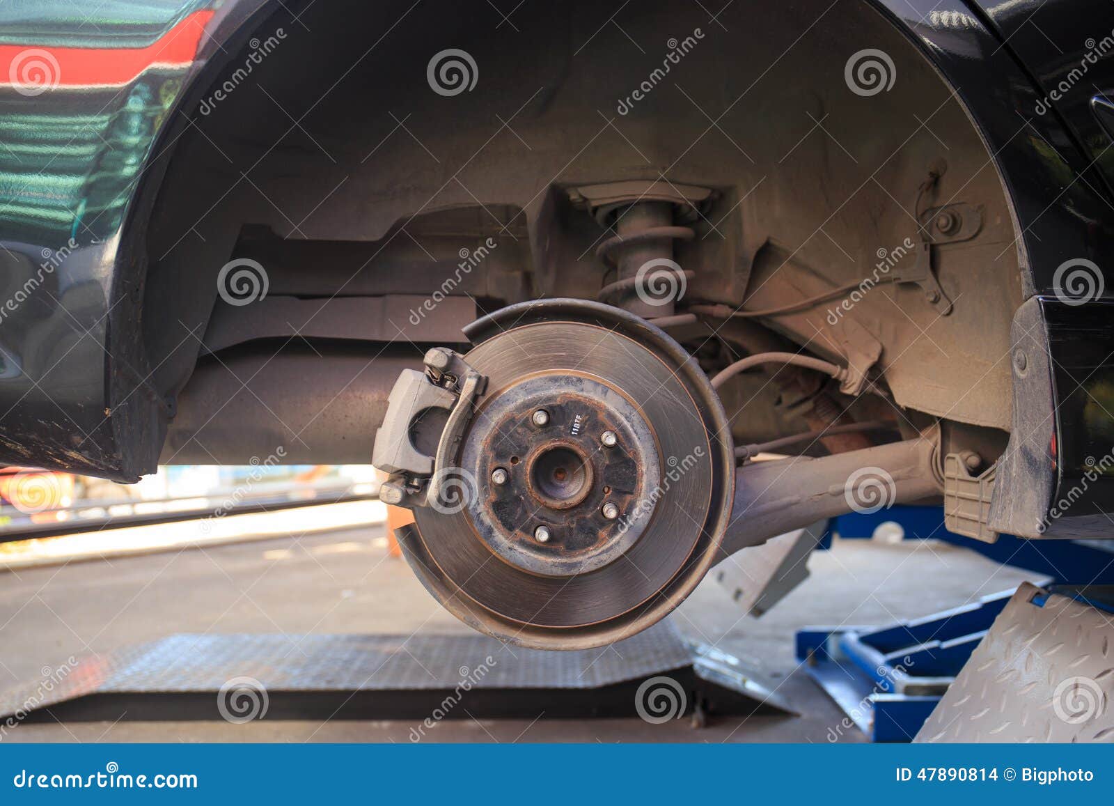 Detail Image of Car S Break Assembly after Repair Stock Photo - Image ...