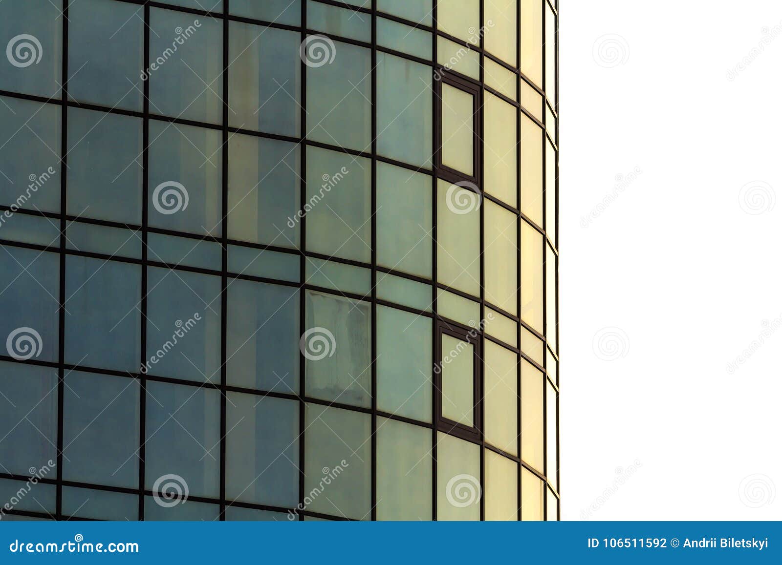 Detail Image of Modern Glass Building with Many Windows Stock Photo ...
