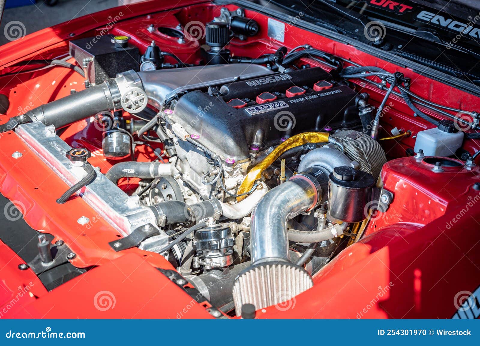 Detail of an Improved Gasoline Engine of Nissan Silvia S13 Editorial ...