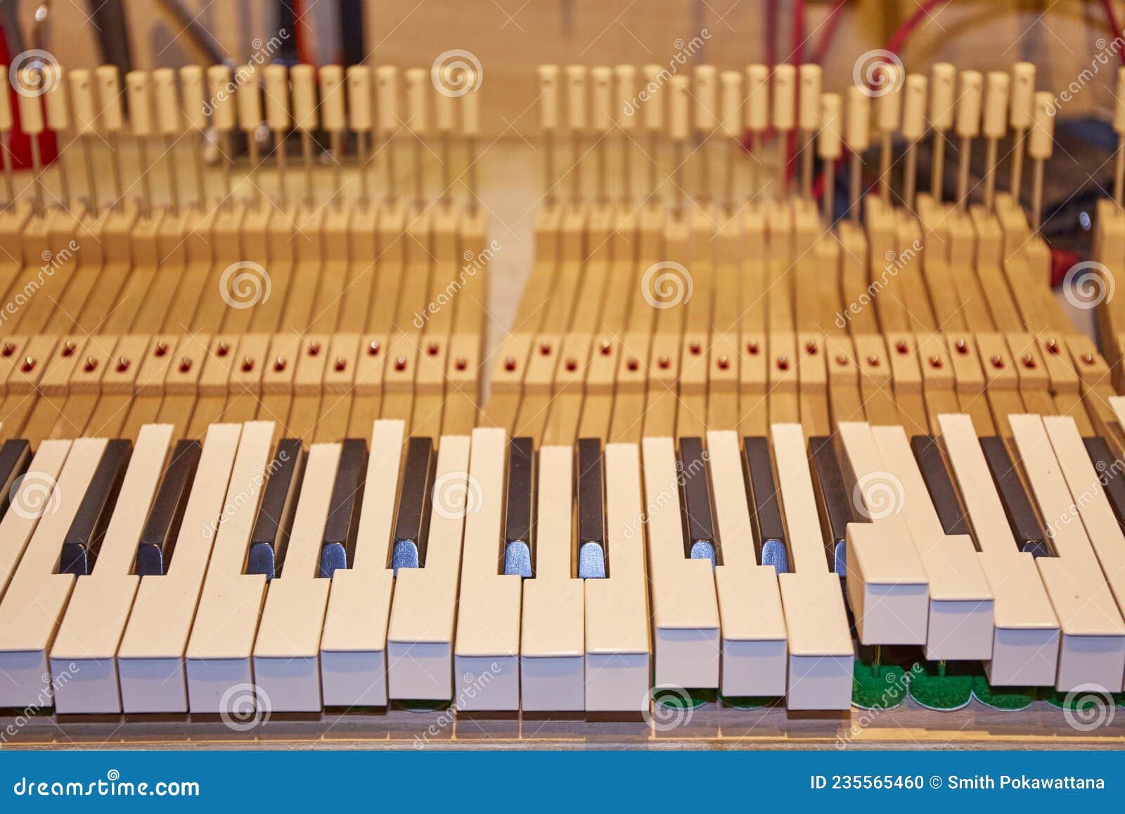 Detail inside of piano stock photo. Image of instrument - 235565460