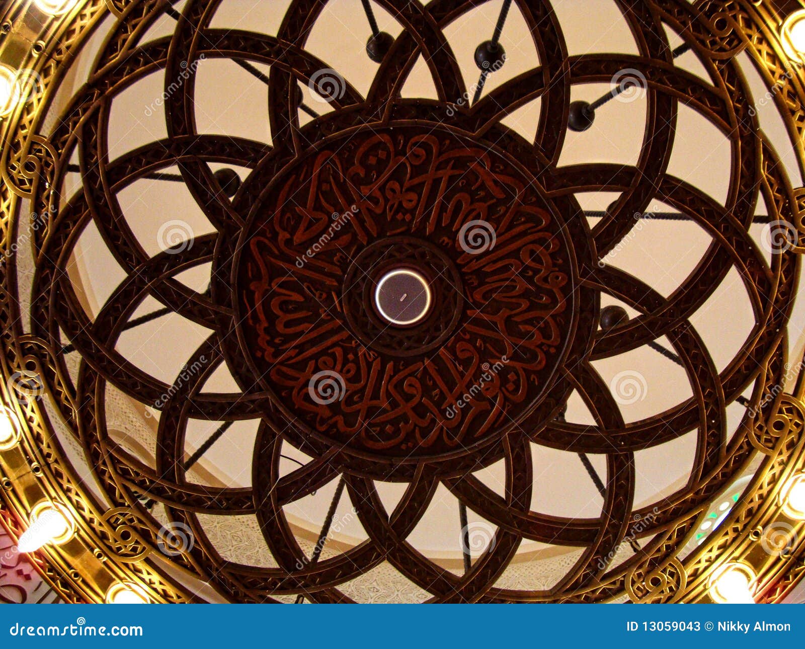 Detail Inside Qishas Mosque, Jeddah Stock Image - Image of contemporary ...
