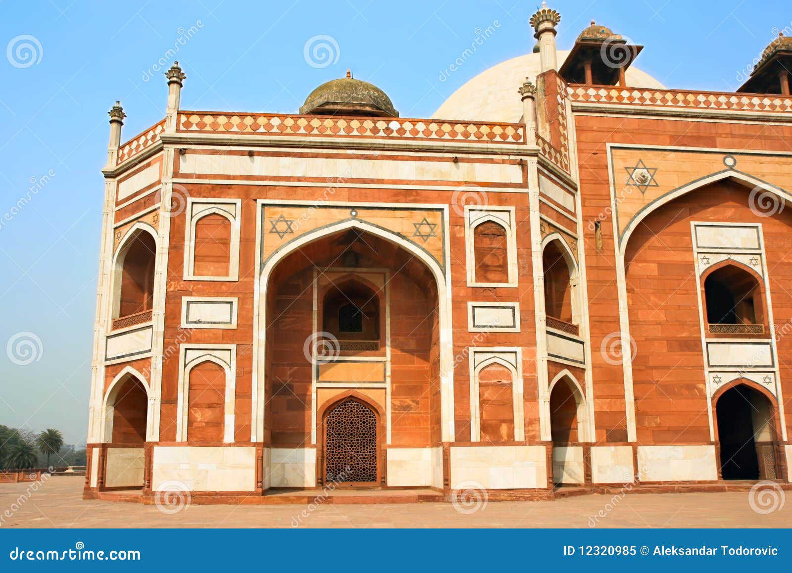 Detail Inside of the Red Fort Stock Image - Image of muslim, masonry ...