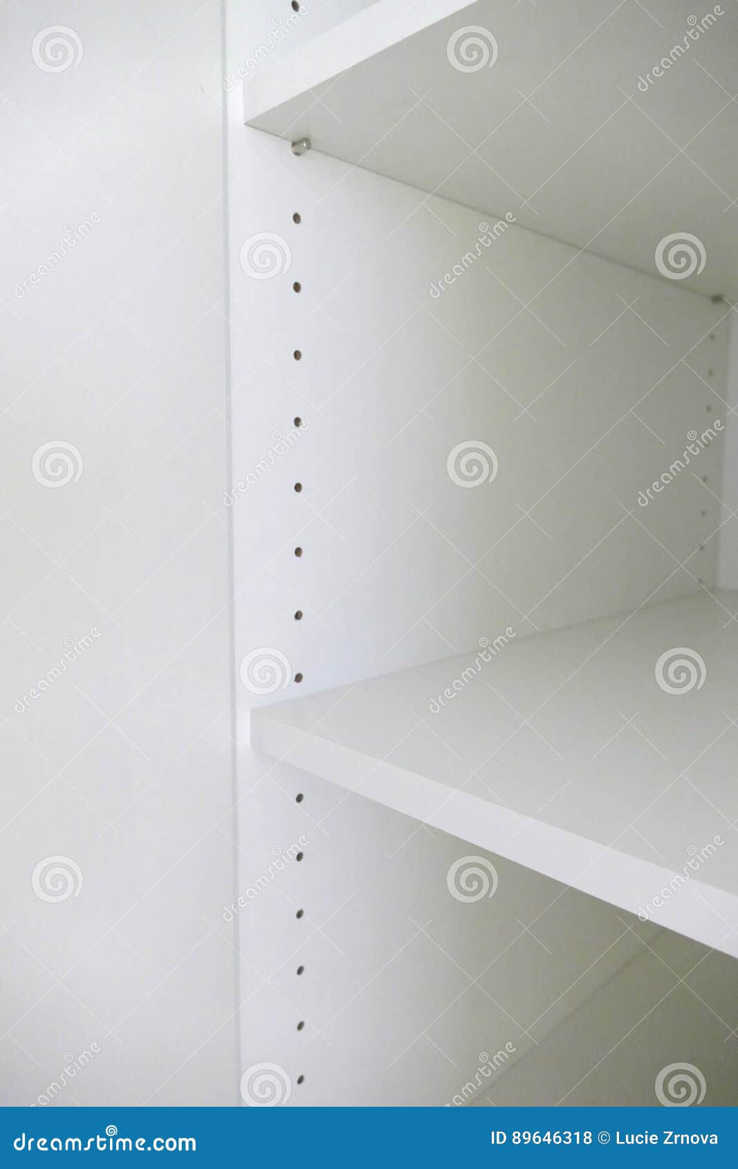 Detail of an Inside Shelf Cabinet Stock Photo - Image of design ...