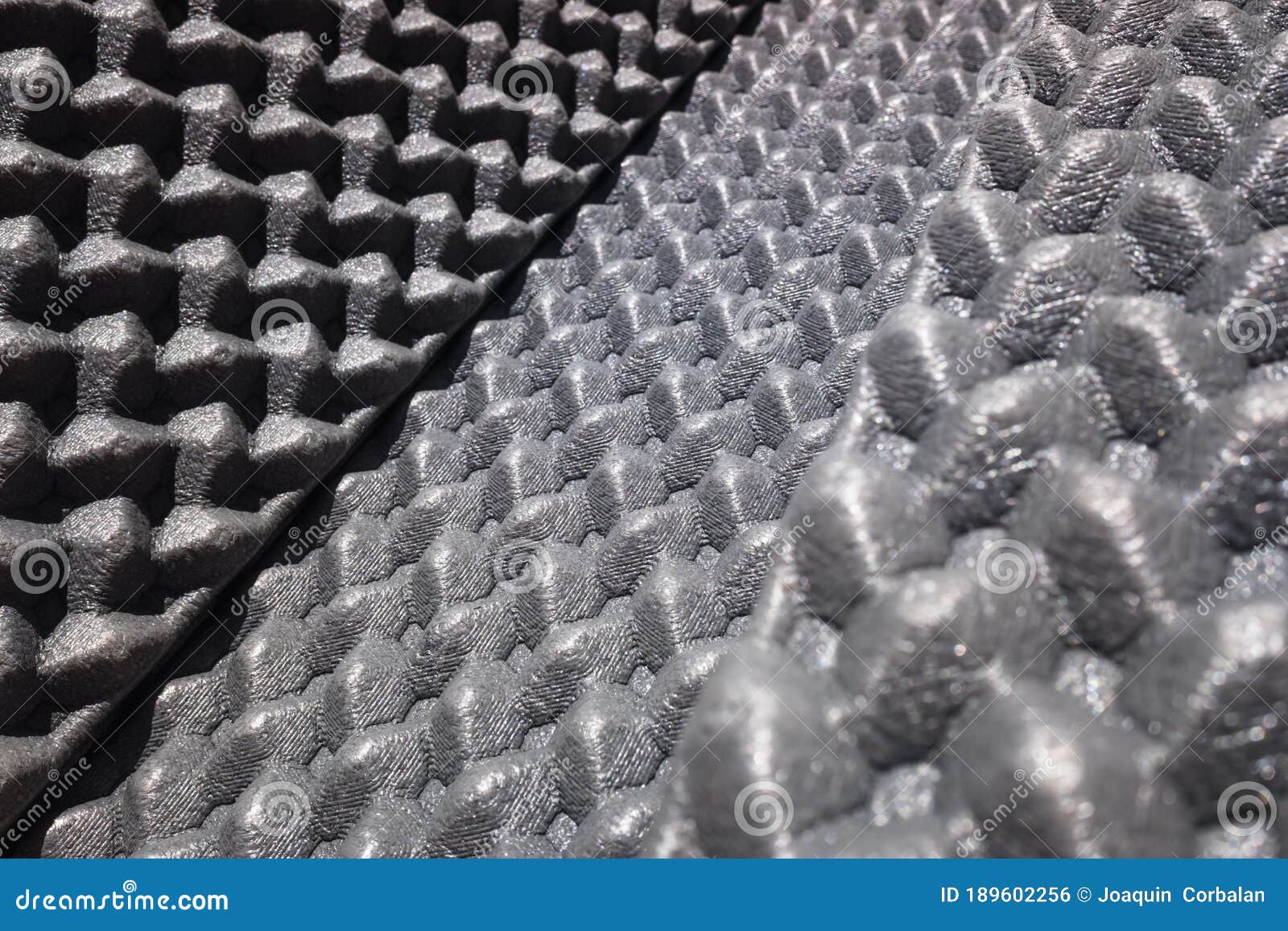 Detail of an Insulating Plastic Material in the Shape of Cones Stock ...