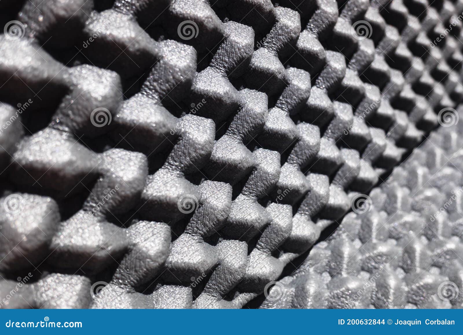 Detail of an Insulating Plastic Material in the Shape of Cones Stock ...