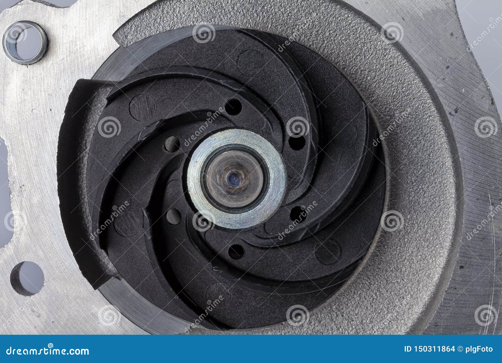 Detail of the Interior of the Water Pump of the Engine of a Gasoline ...