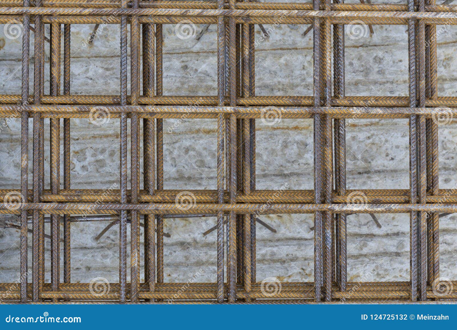 Detail of Rod for Reinforcement of the Base Plate Stock Photo - Image ...