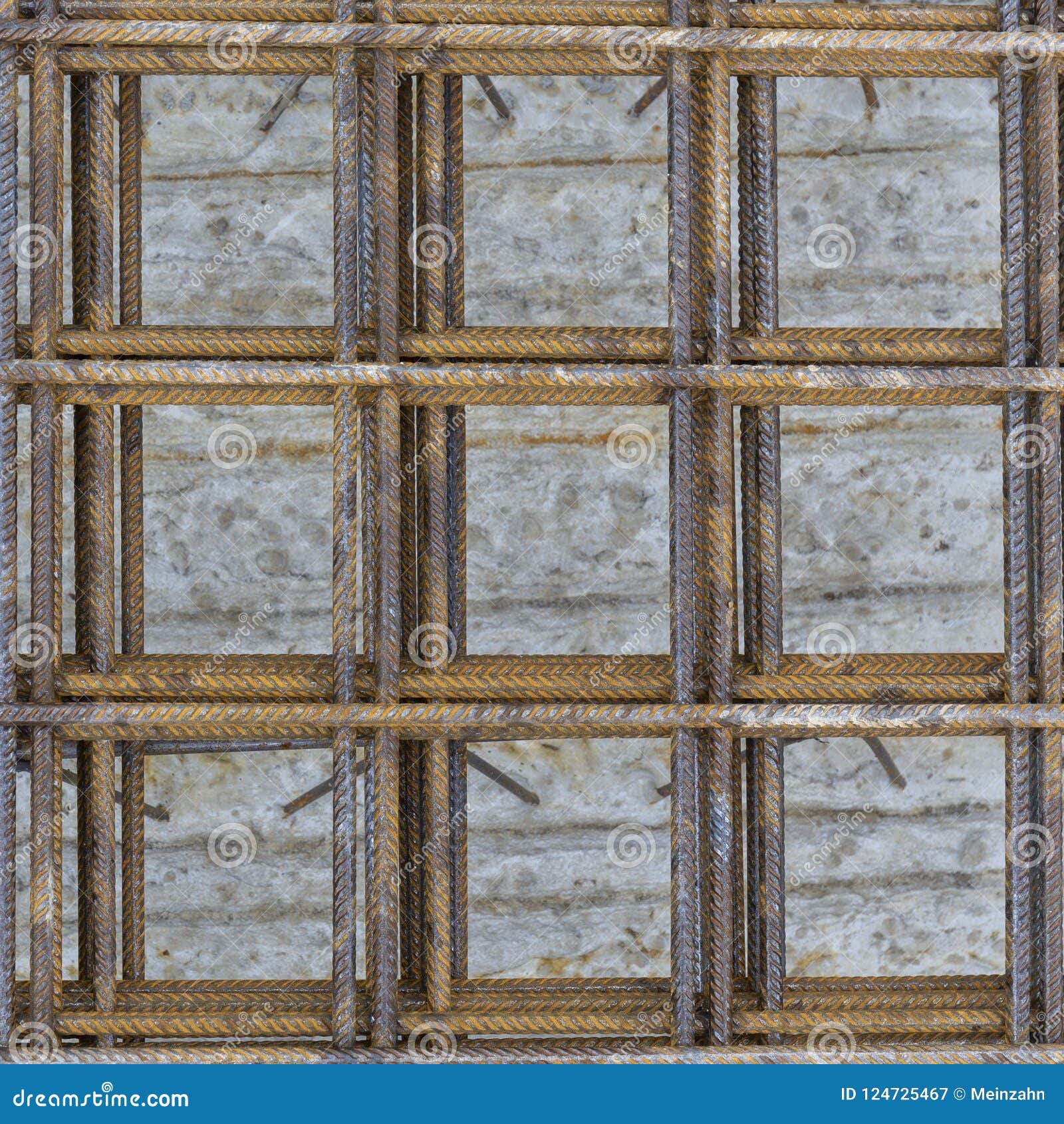 Detail of Rod for Reinforcement of the Base Plate Stock Image - Image ...