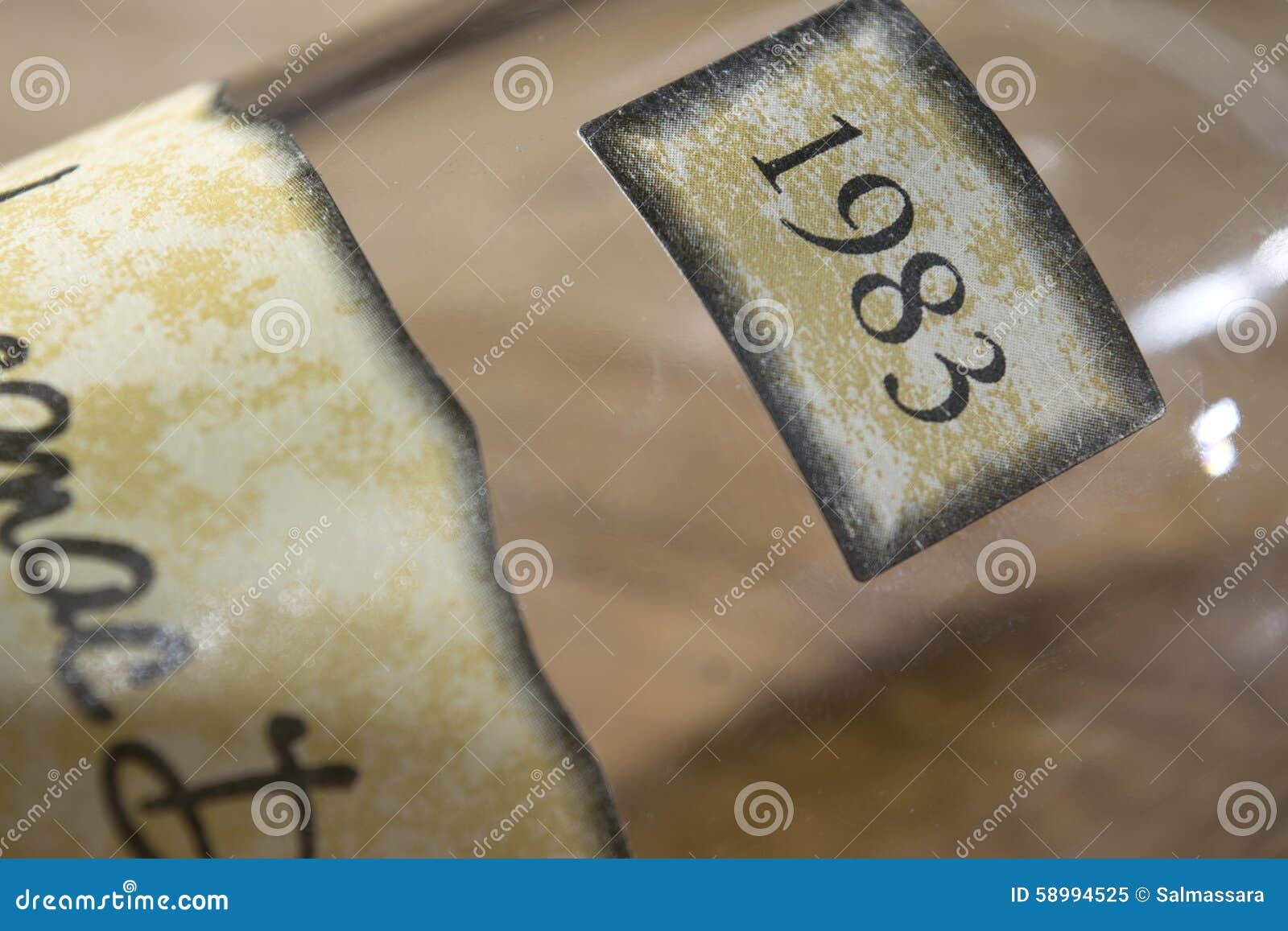 Detail of the Label of Armagnac Label Stock Image - Image of flavor ...