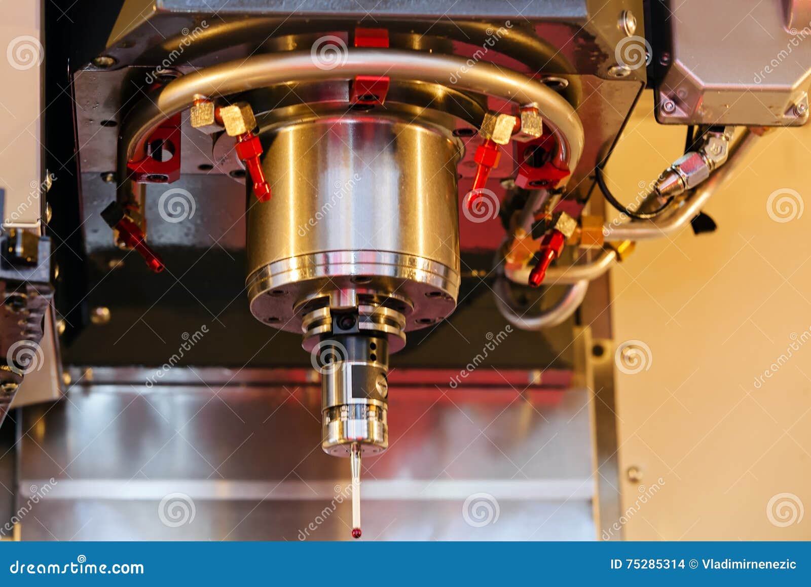 Detail of Laser Cutting Machine Head Stock Photo - Image of business ...