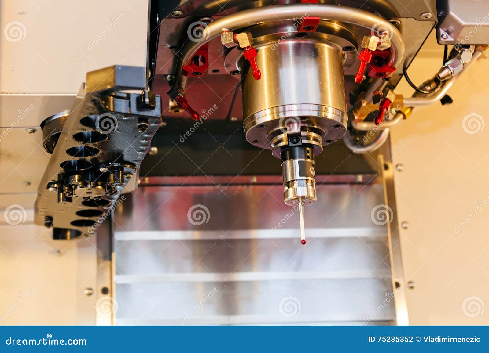 Detail of Laser Cutting Machine Head Stock Photo - Image of detail ...