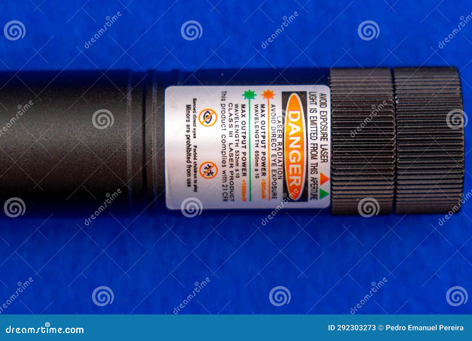 Detail of a Laser Device with Red and Green Light Identification with ...