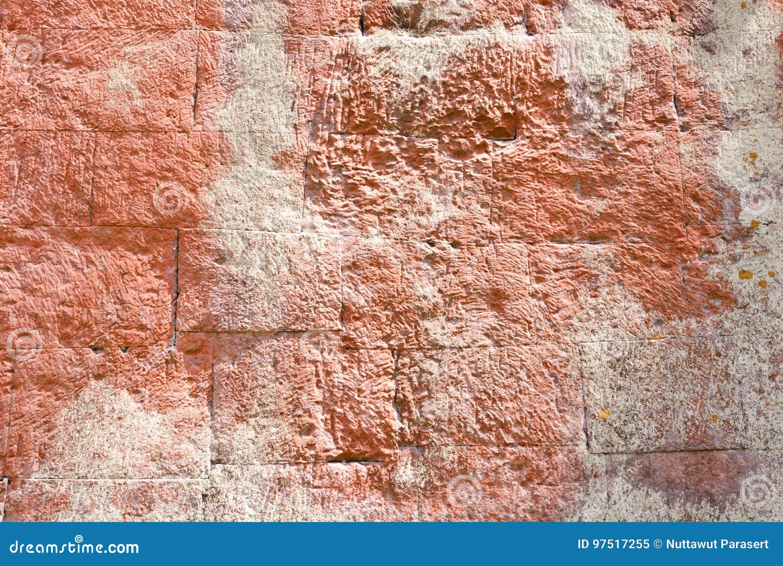 Detail of Laterite Wall Stone, Background and Texture Stock Image ...