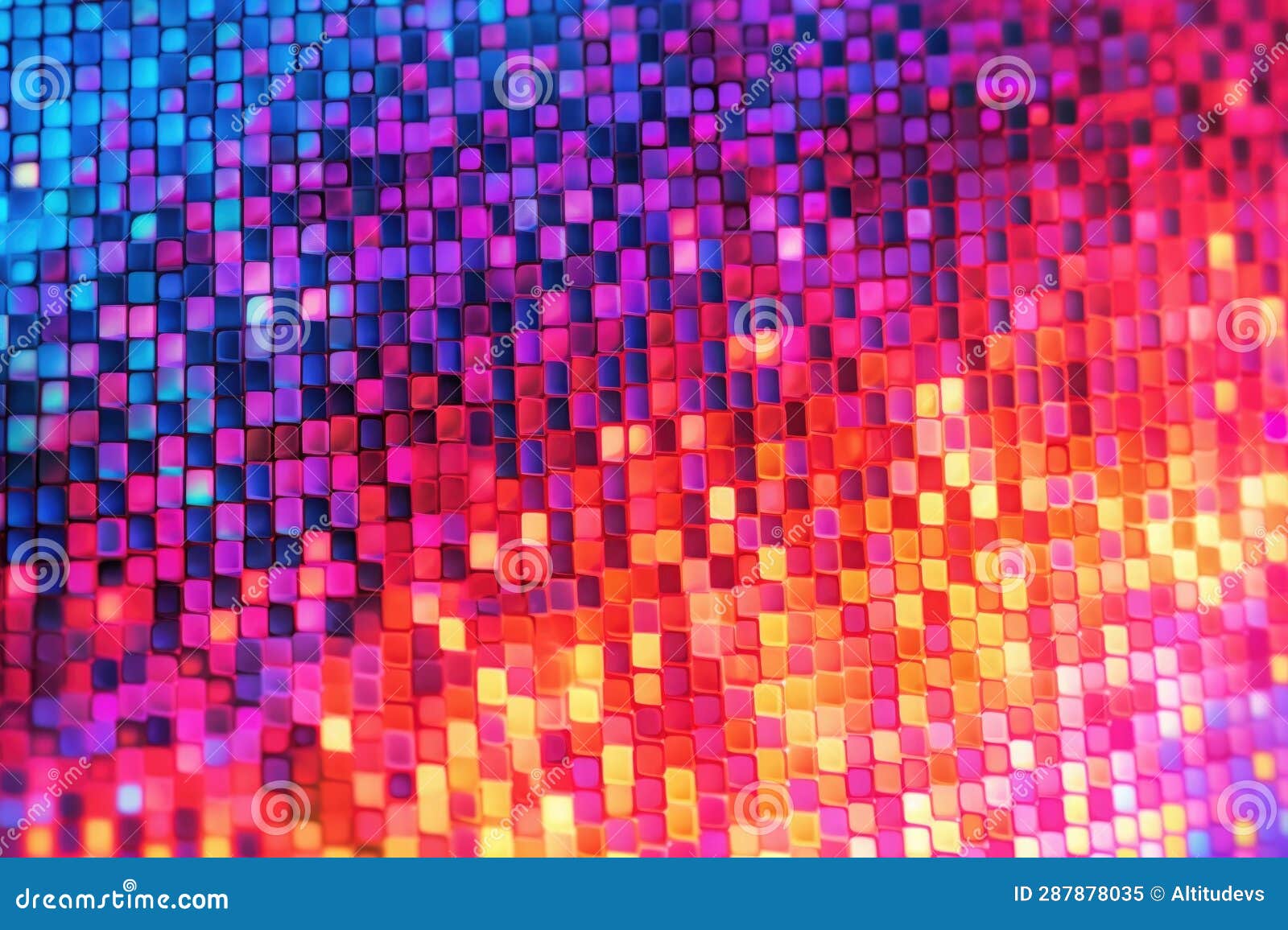 Detail of Led Screen Pixels with Bright Colors and Gradients Stock ...
