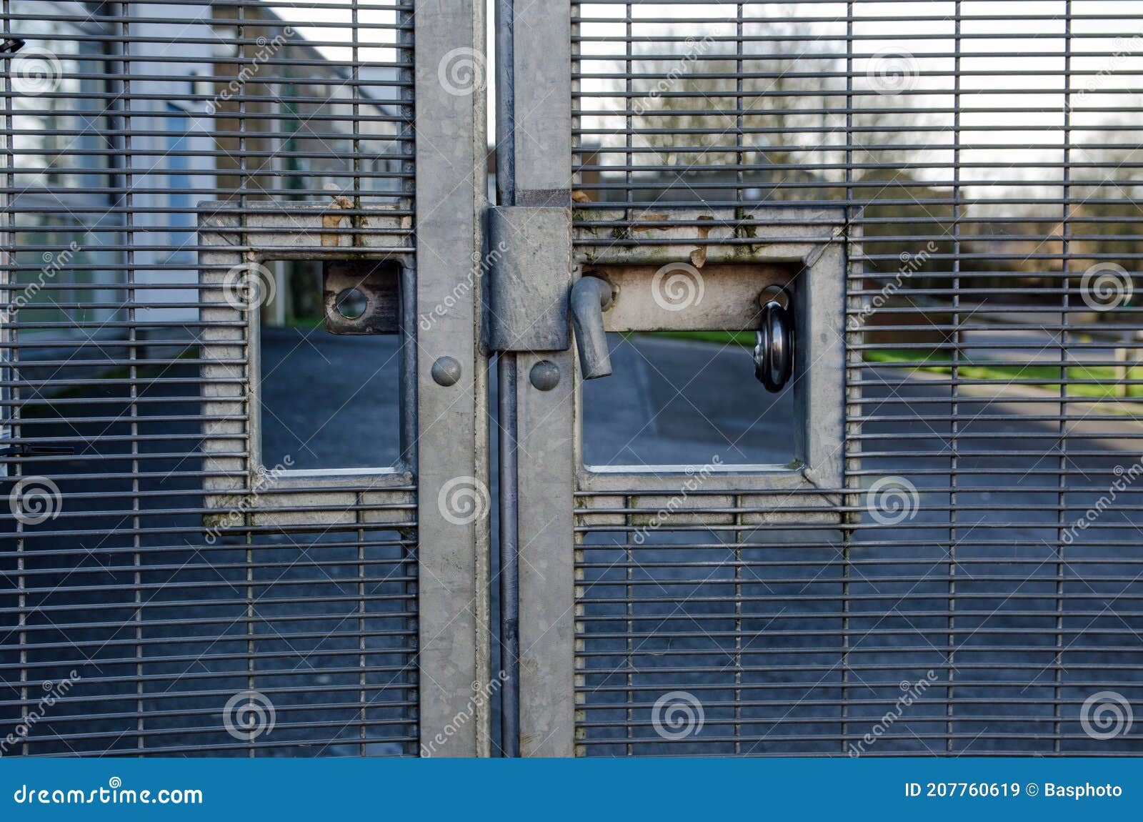 Galvanised Padlock Stock Photography | CartoonDealer.com #60331724