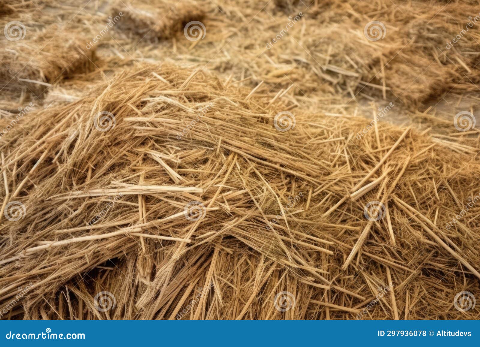 Detail of Loosely Disarrayed Hay Strands Stock Photo - Image of ...