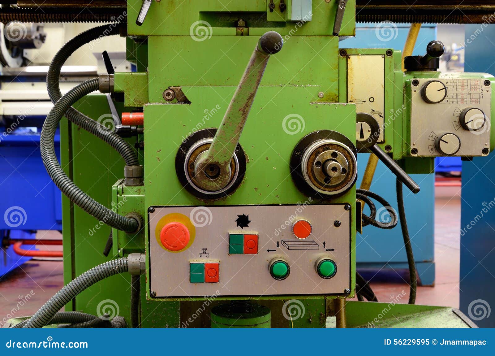 Detail of a Mechanical Machine Stock Image - Image of steel, machine ...