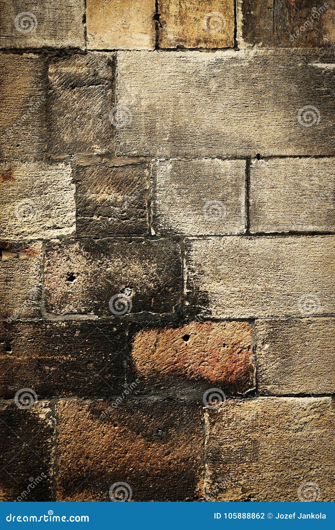 Detail of Medieval Wall with Blocks Stock Photo - Image of facade ...