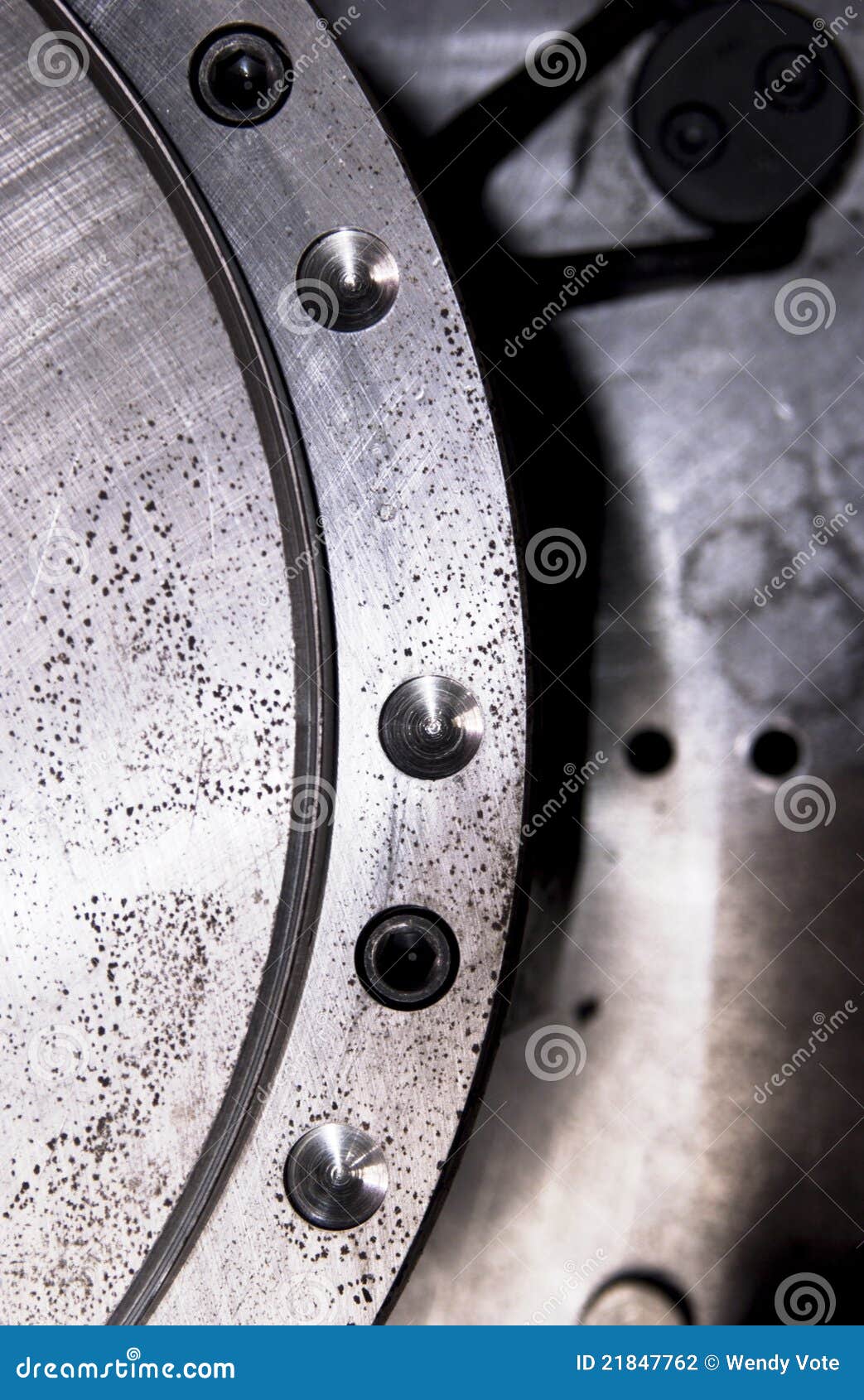 Detail of Metal Part in Factory Stock Photo - Image of closeup, metal ...