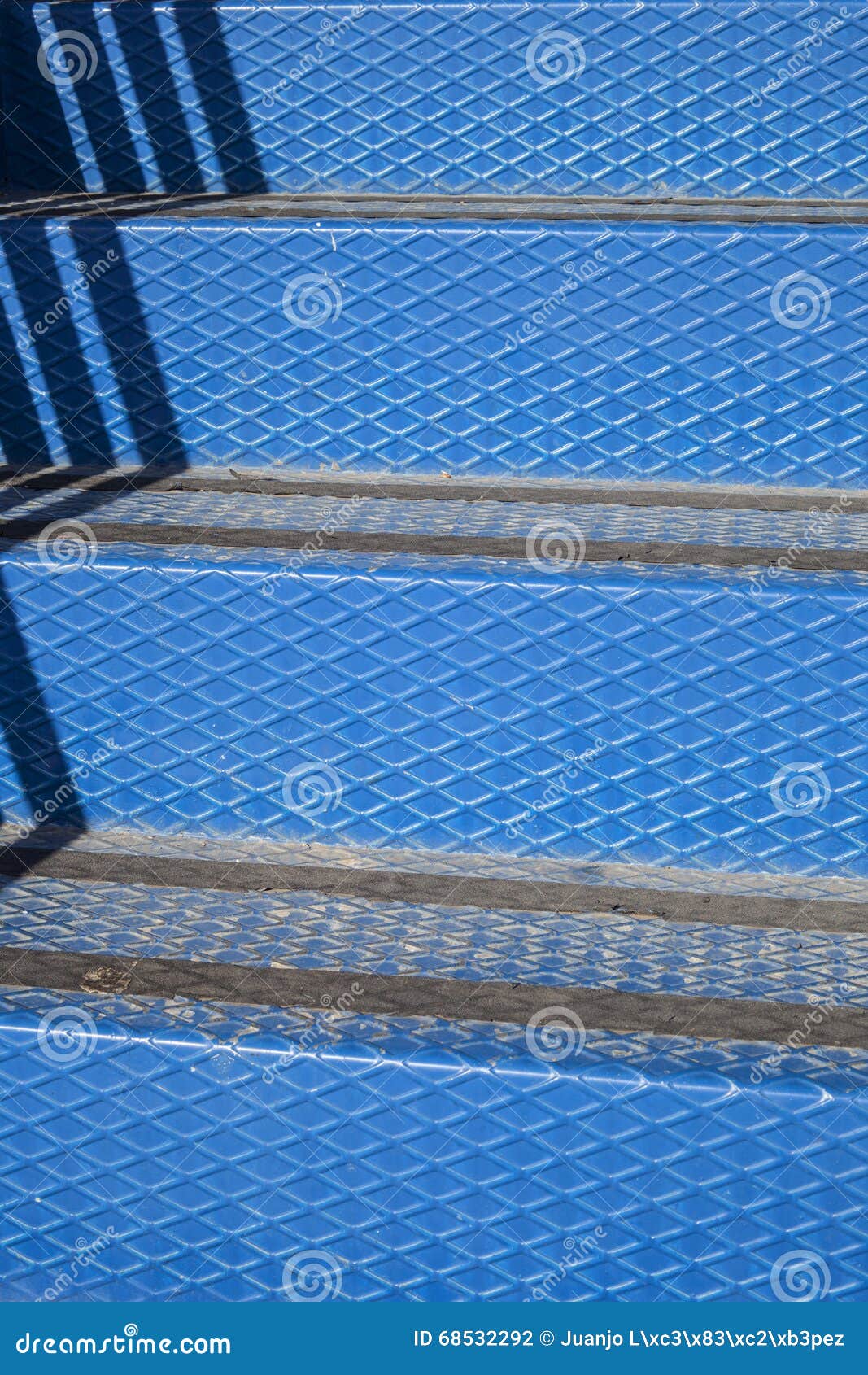 Metallic Stairs On An Iron Bridge Across A Railway Royalty-Free Stock ...