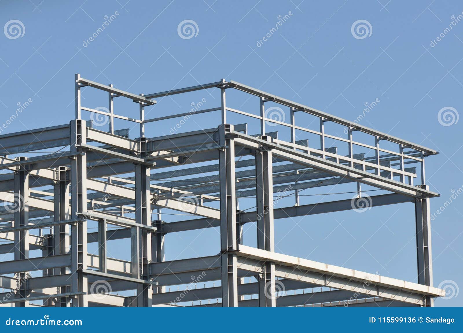 Metallic structure stock photo. Image of structural - 115599136