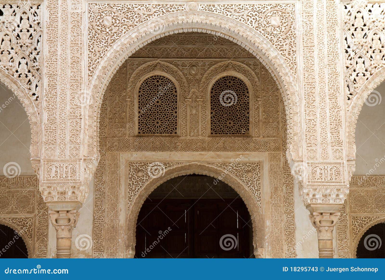 Detail of the Mexuar stock image. Image of detail, islamic - 18295743