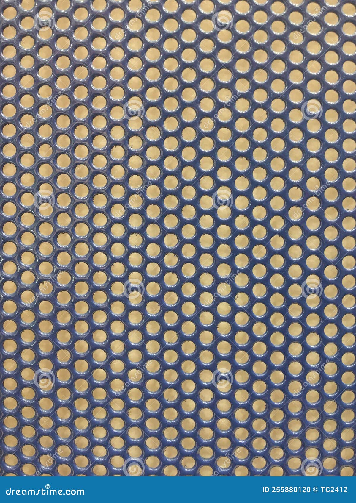 Detail of a Micro-perforated Sheet Stock Photo - Image of factory ...