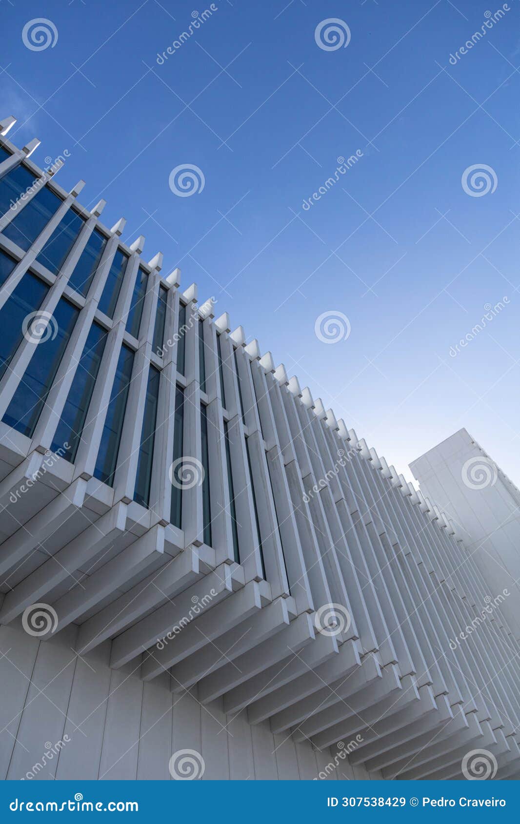 Detail Modern Building Facade Architecture Stock Image - Image of ...