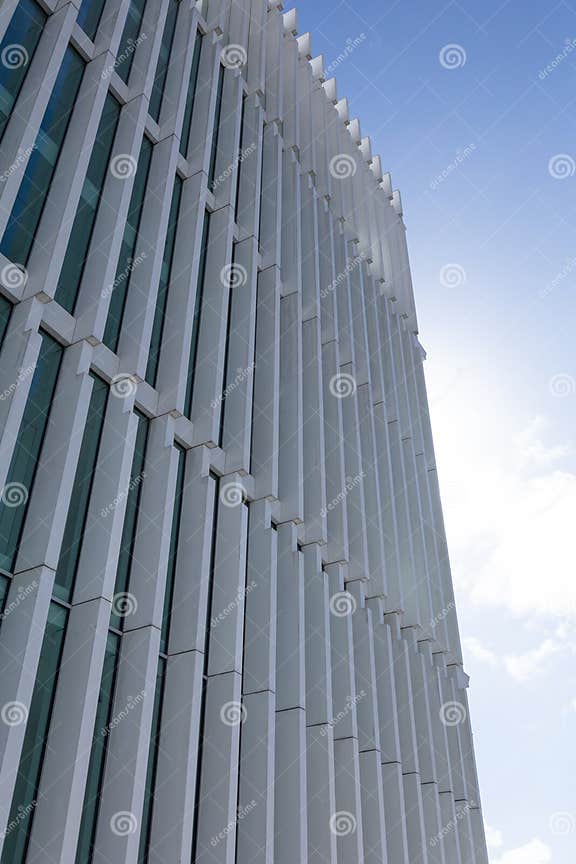 Detail Modern Building Facade Architecture Stock Photo - Image of ...
