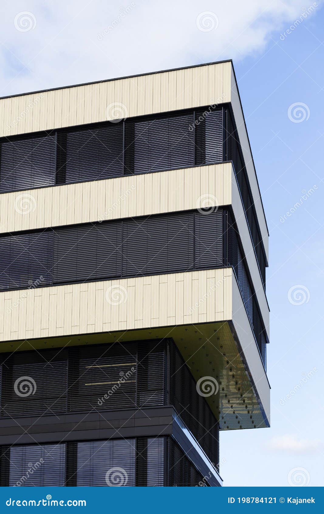Detail of the Modern Building on the Sky Stock Image - Image of modern ...