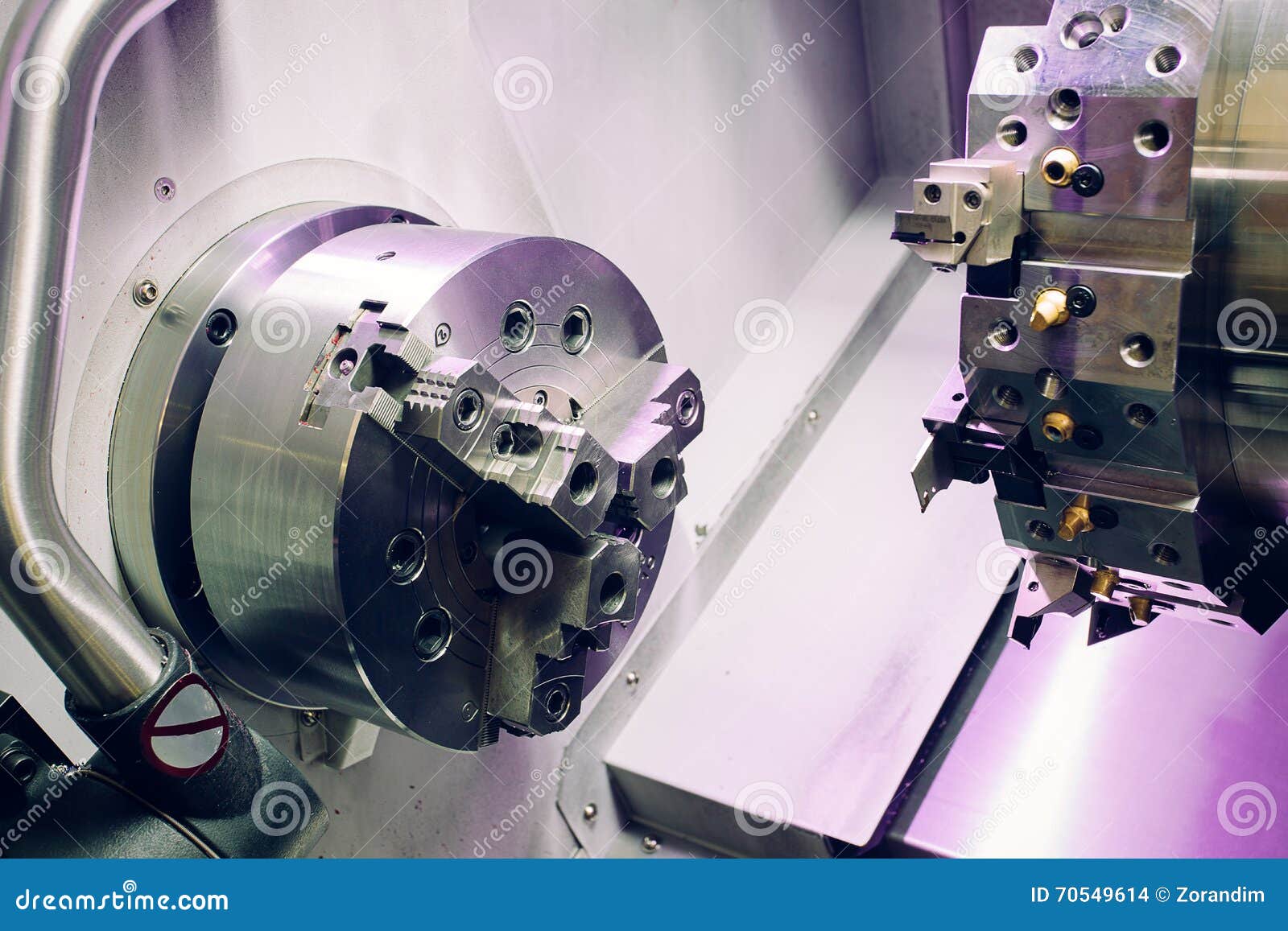 Detail of a Modern CNC Machine Stock Photo - Image of concepts ...