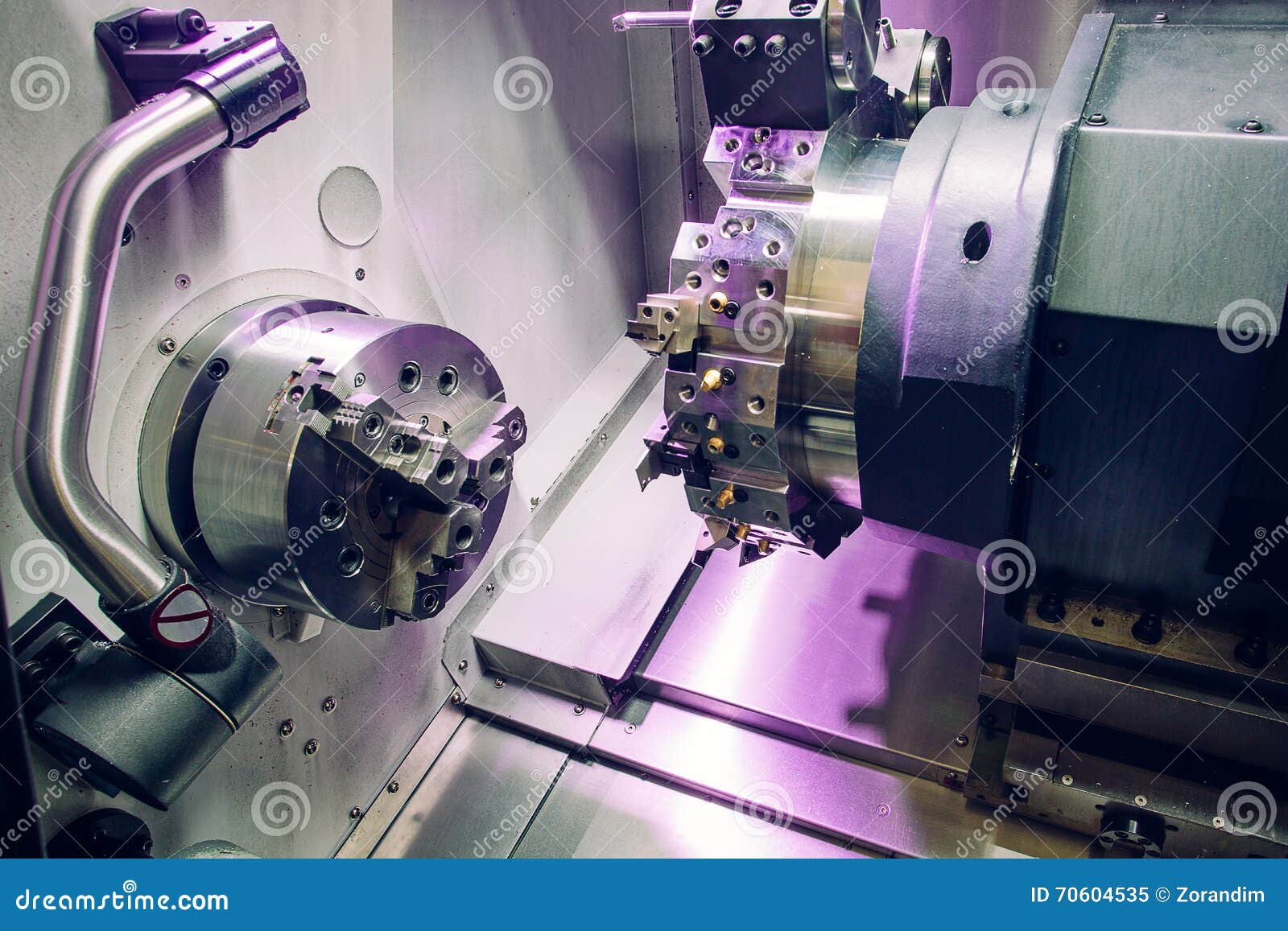 Detail of a Modern CNC Machine Stock Image - Image of insulation ...