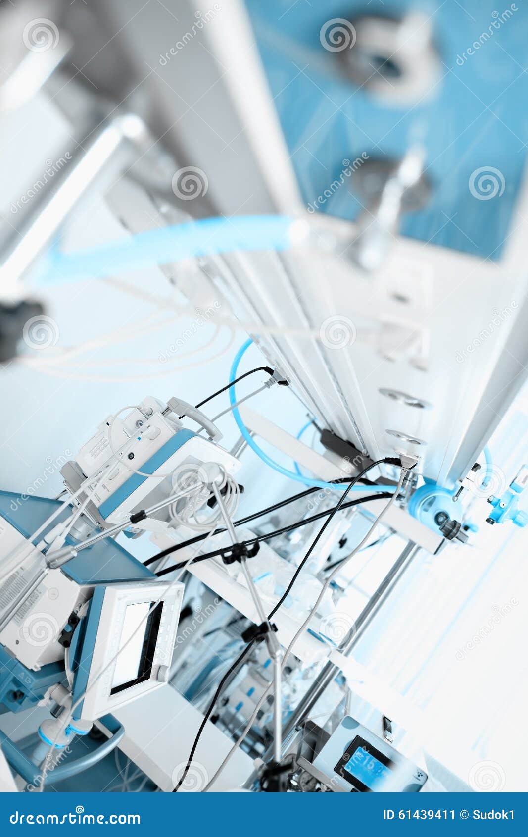 Detail of a Modern ICU Ward Stock Image - Image of healthcare, tube ...