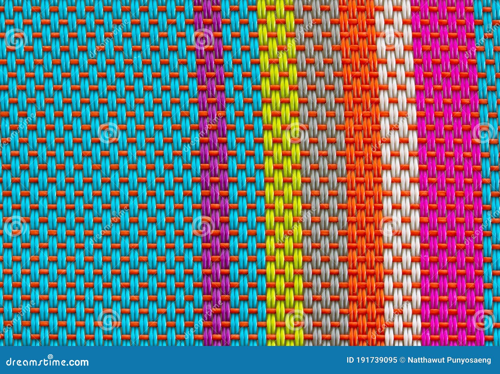 Detail of Multi Color Table Mat Texture Stock Image - Image of color ...