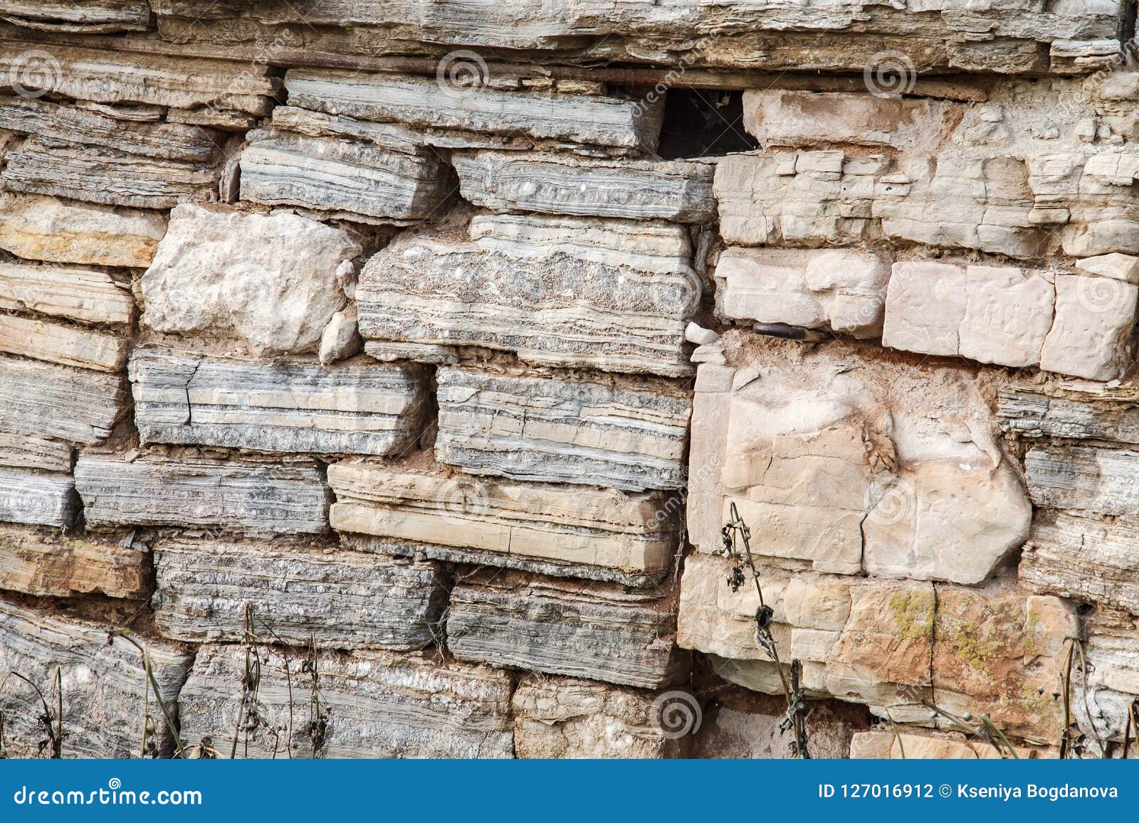 Detail of Natural Stone Wall Cladding Stock Photo - Image of external ...