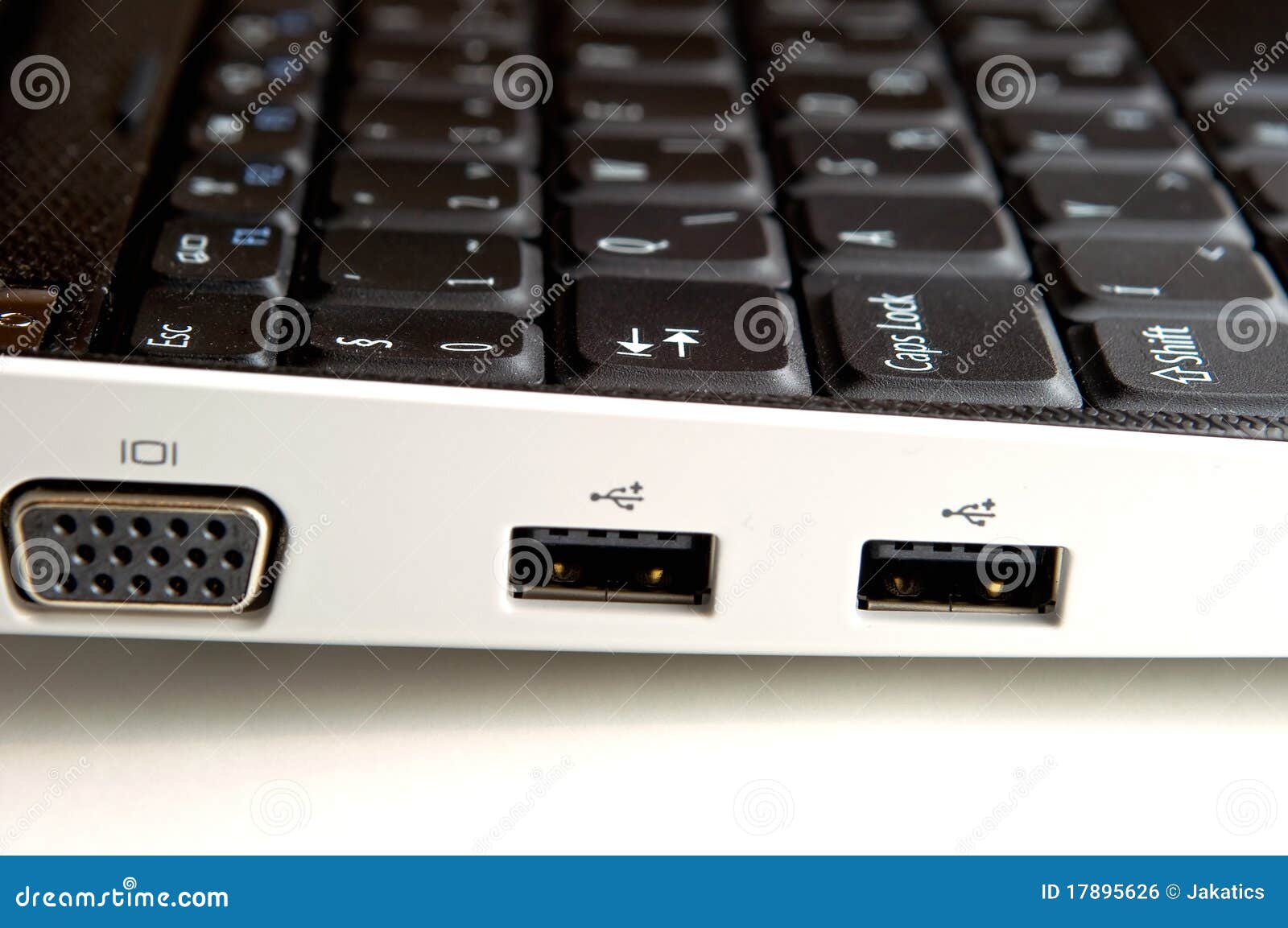 Detail of netbook keyboard stock photo. Image of monitor - 17895626