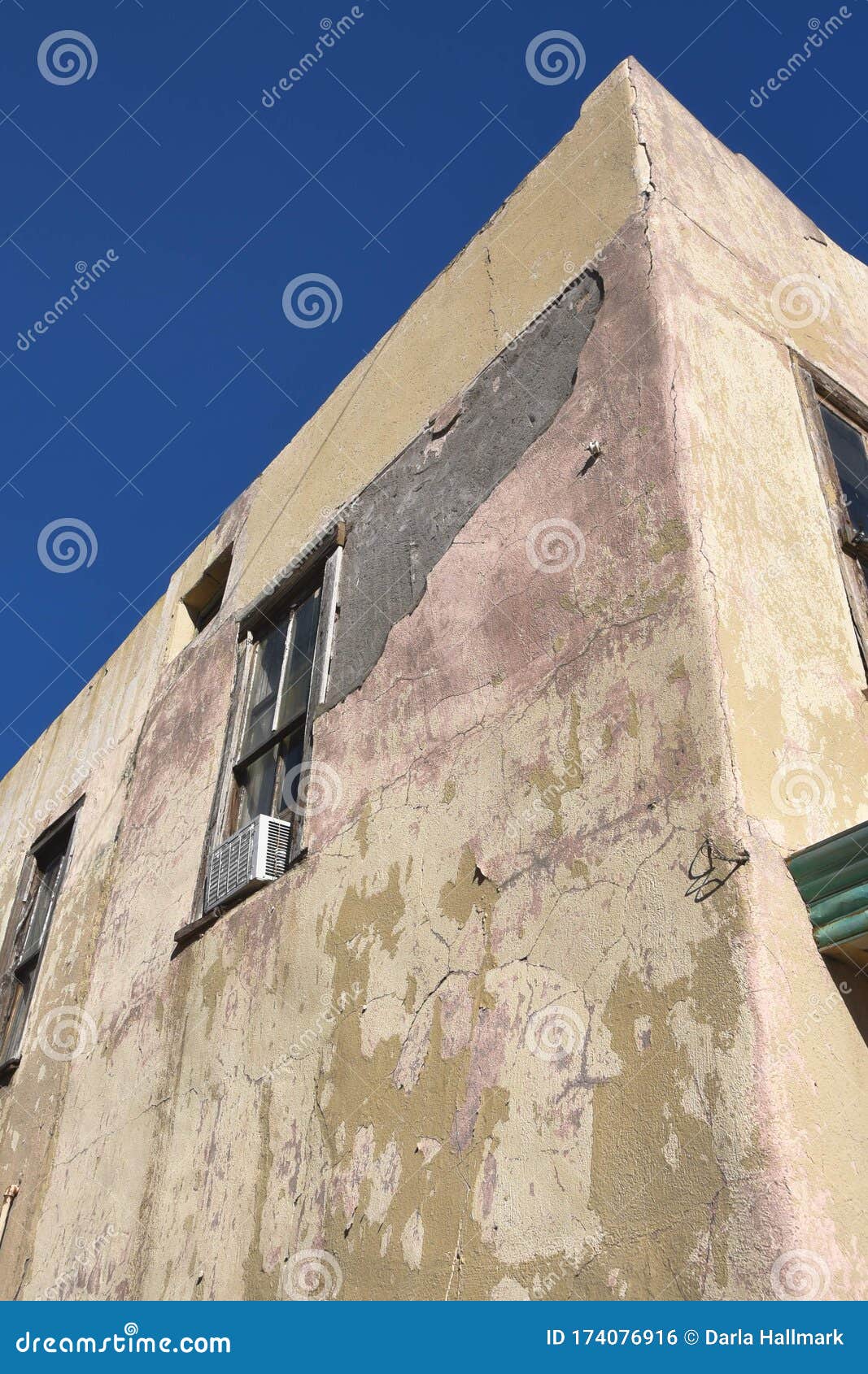 Detail of an Old Adobe Building in Albuquerque Stock Photo - Image of ...