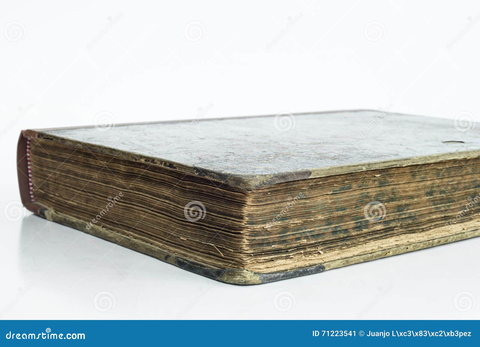 Detail of Old Ancient Book with Isolated Background Stock Image - Image ...