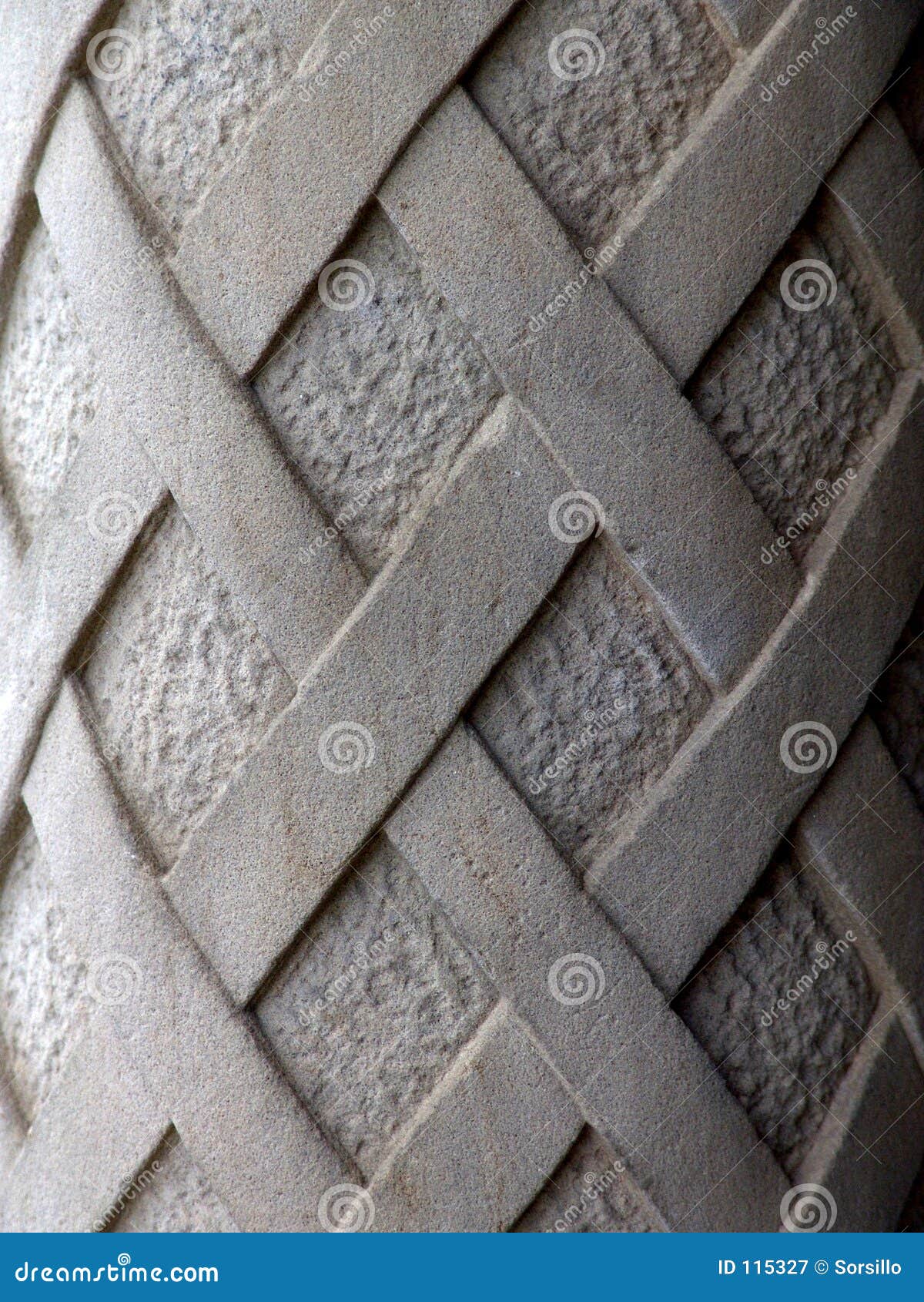 Detail of Old Carved Cement Column Stock Image - Image of shaft, carved ...