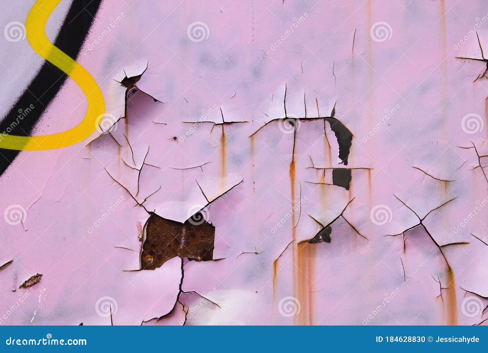 Detail of Old Graffiti in Rusty Wall Stock Photo - Image of concept ...