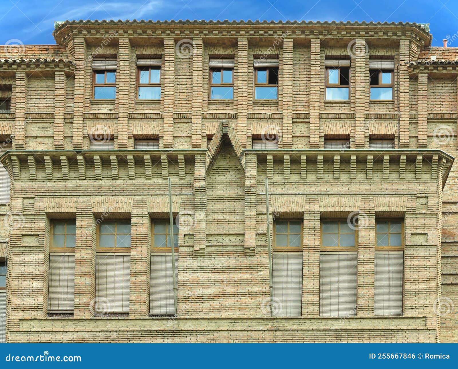 Detail of Old House Facade Made from Bricks Editorial Photo - Image of ...