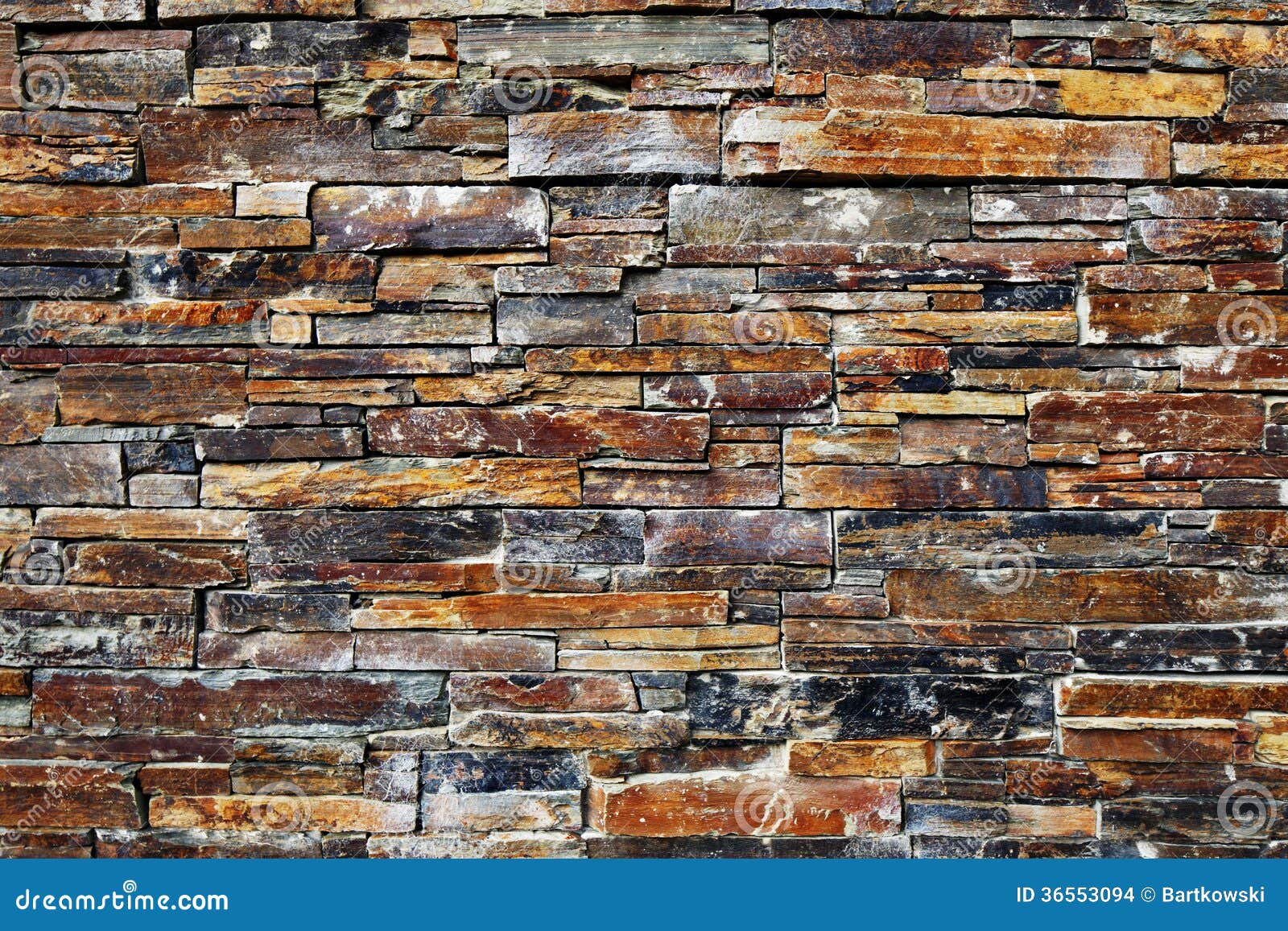 Detail from a Old Irish Stone Wall with Rectangular Shaped Stones Stock ...