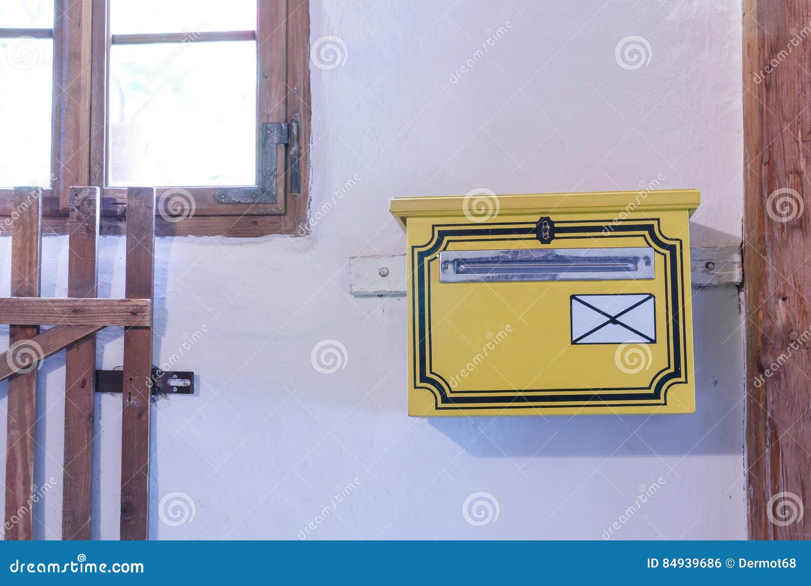 Detail of Old Post Box in the Room Stock Photo - Image of concept, live ...