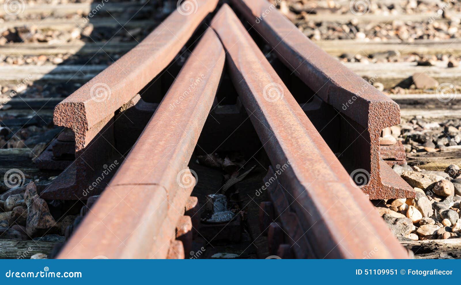 Detail from a Old Railway Swith Track Stock Image - Image of complexity ...