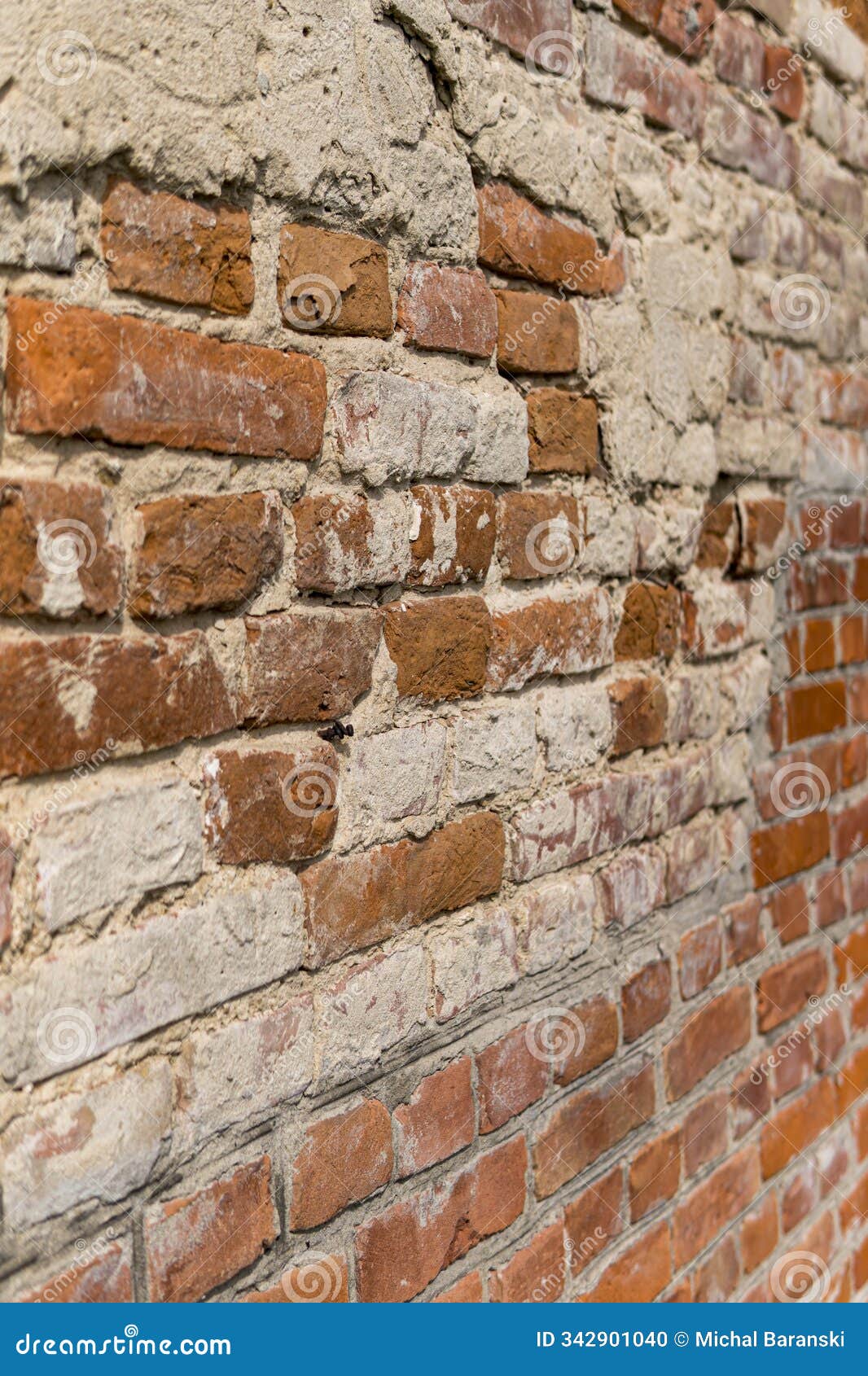Detail of Old Somewhat Dilapidated Brick Wall Stock Photo - Image of ...